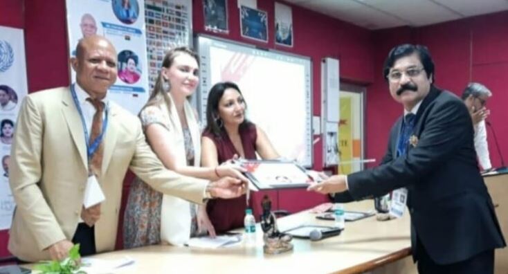 डॉ. अजय सहाय को मिला इंटरनेशनल बुद्धा पीस अवॉर्ड